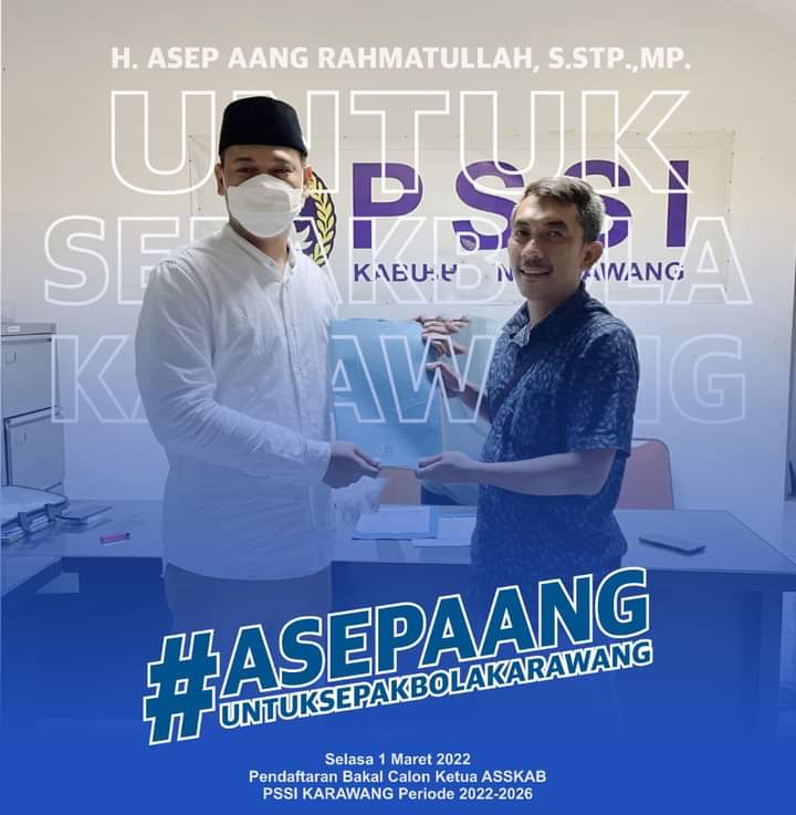 Haji Asep Aang Komitmen Membawa Askab PSSI Karawang Jadi Profesional | Fakta Jabar