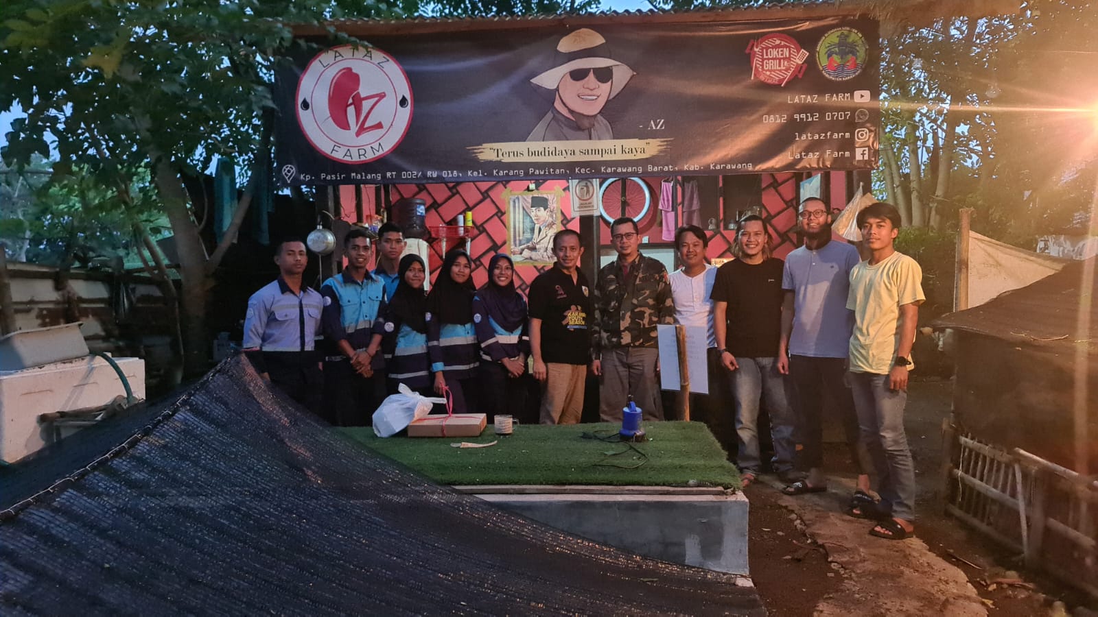 Politeknik Kelautan dan Perikanan Maluku PKL di Lataz Farm Karawang | Fakta Jabar