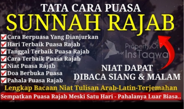 Keutamaan Puasa Sunah Rajab | Fakta Jabar