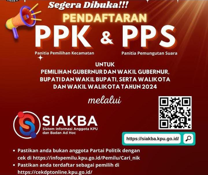 Buruan Daftar ! KPU Rekrutmen PPK dan PPS Pilkada Karawang | Fakta Jabar